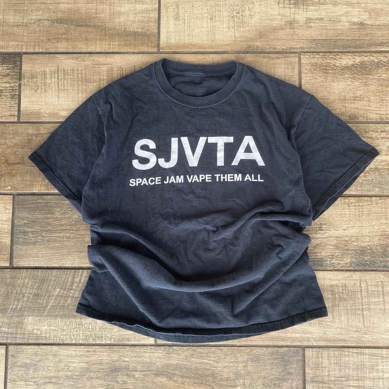 Y2K Space Jam Vape Graphic Tee size large #vintage... - Depop