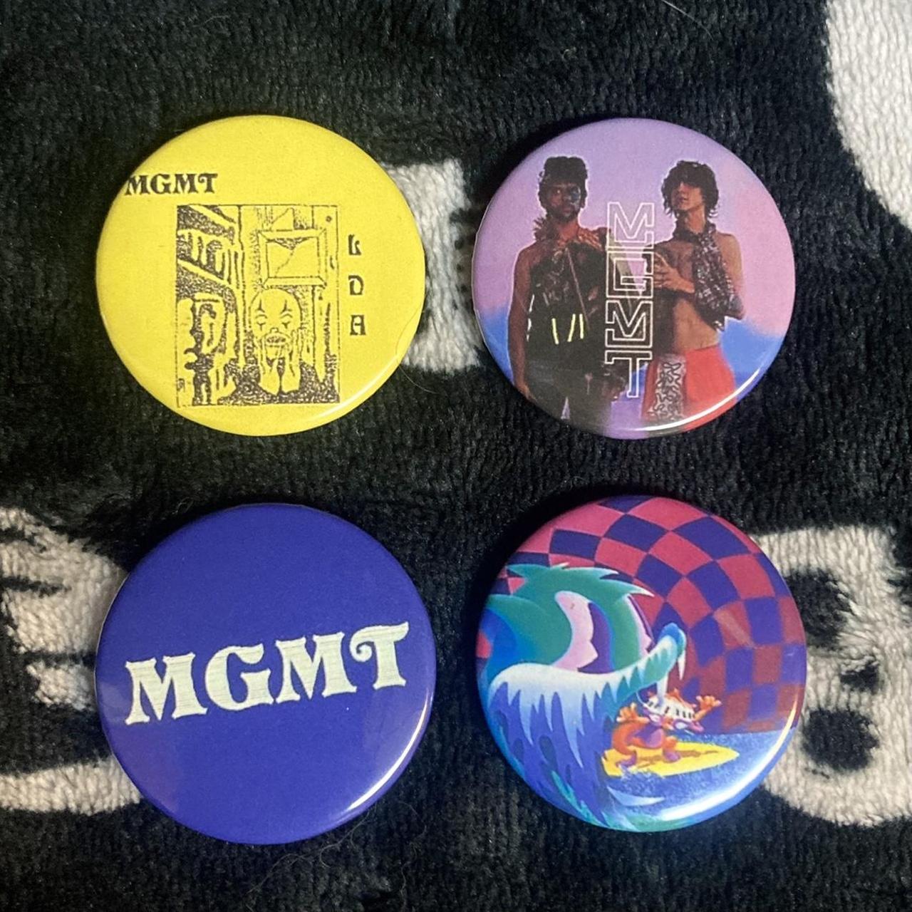 mgmt pins! the price stated comes with all of the... | Depop