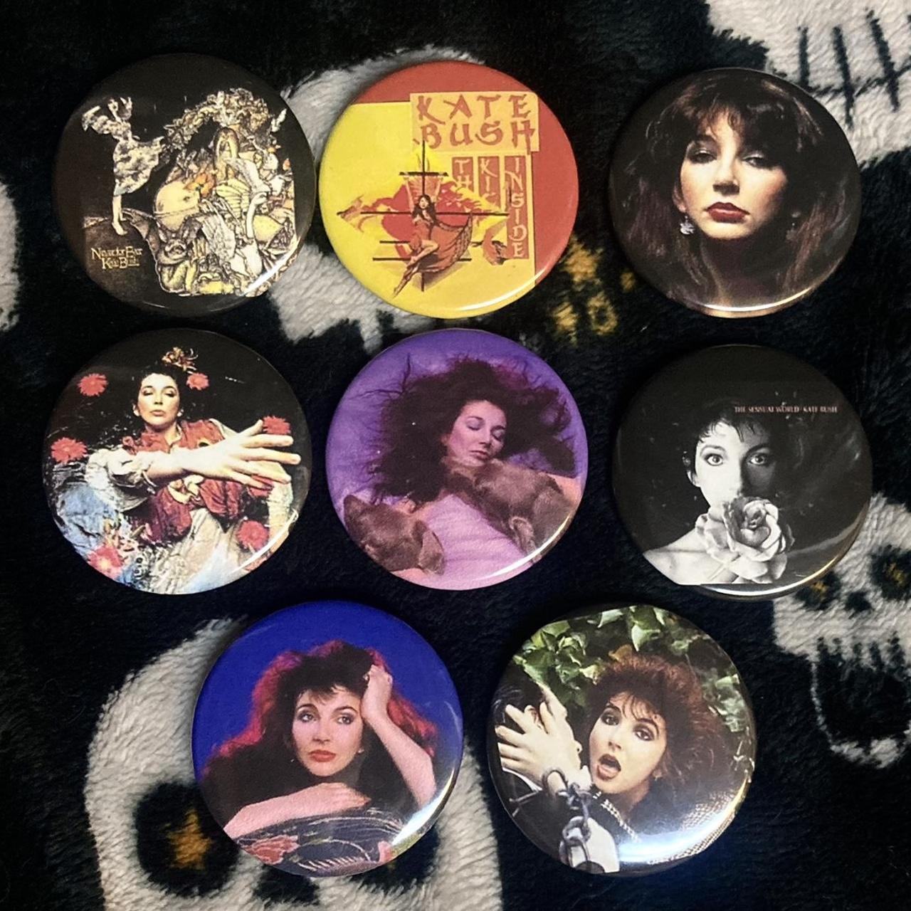 kate bush pins! the price stated comes with all of... | Depop