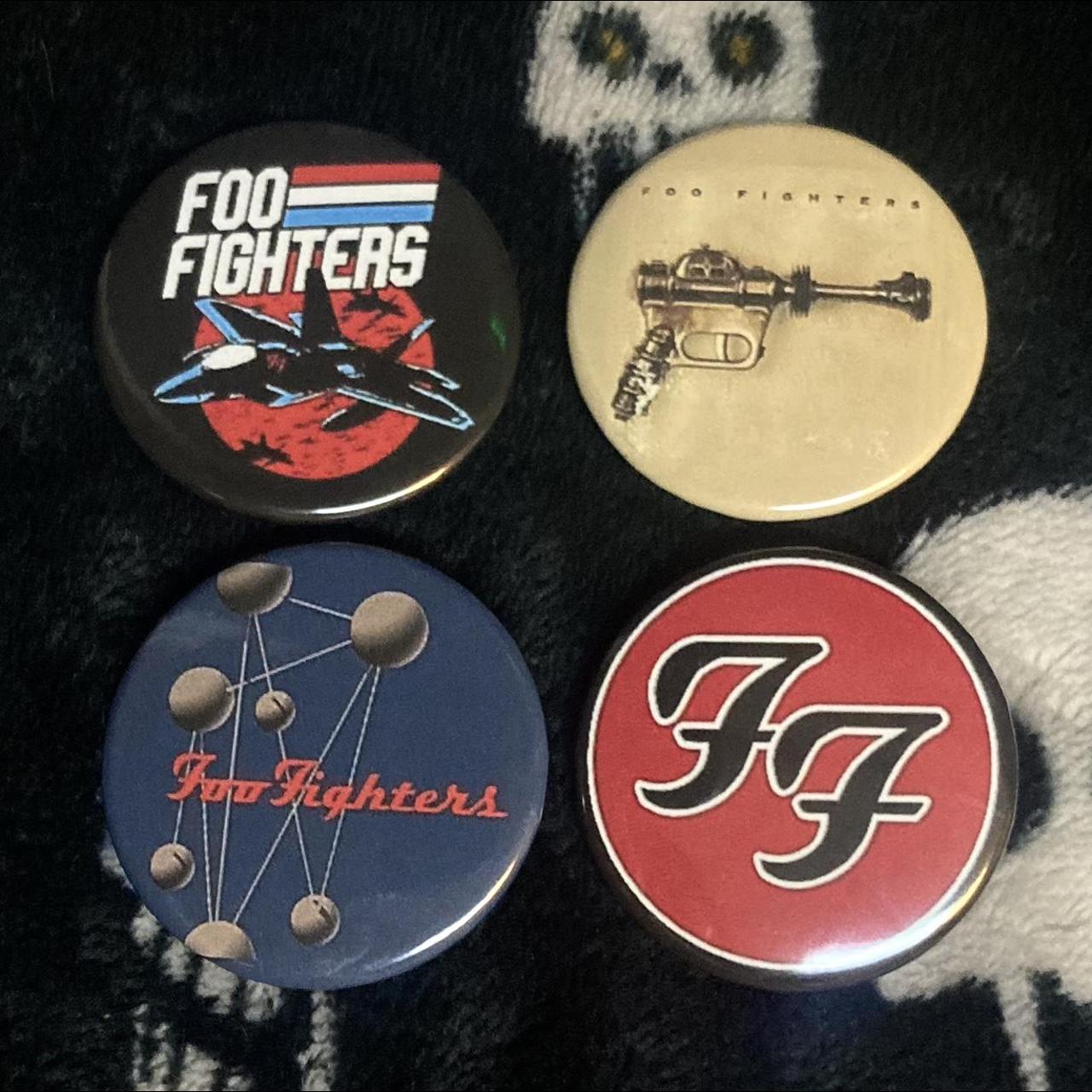 foo fighters grunge pins! the price stated comes... - Depop