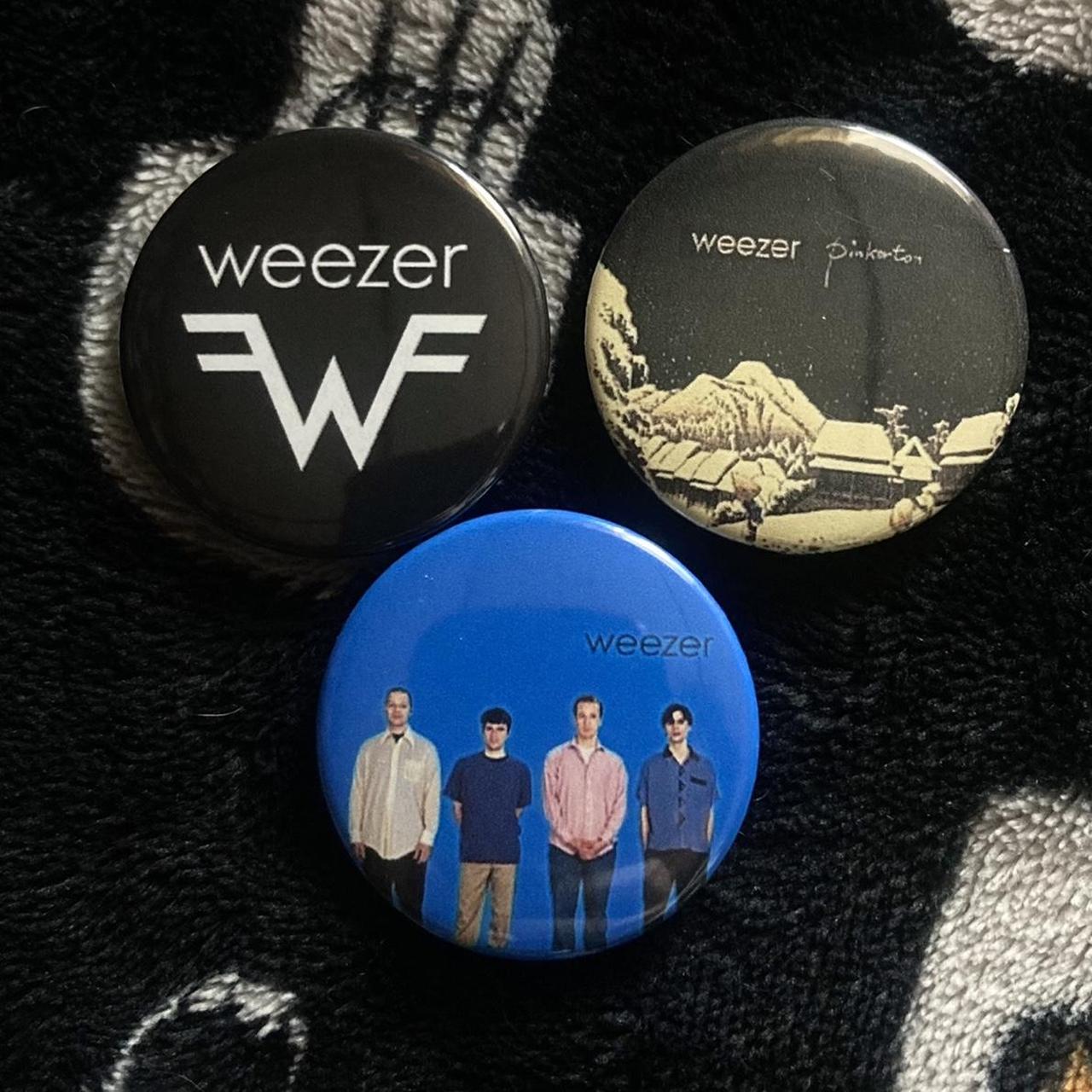 weezer pins! the price stated comes with all of the... | Depop