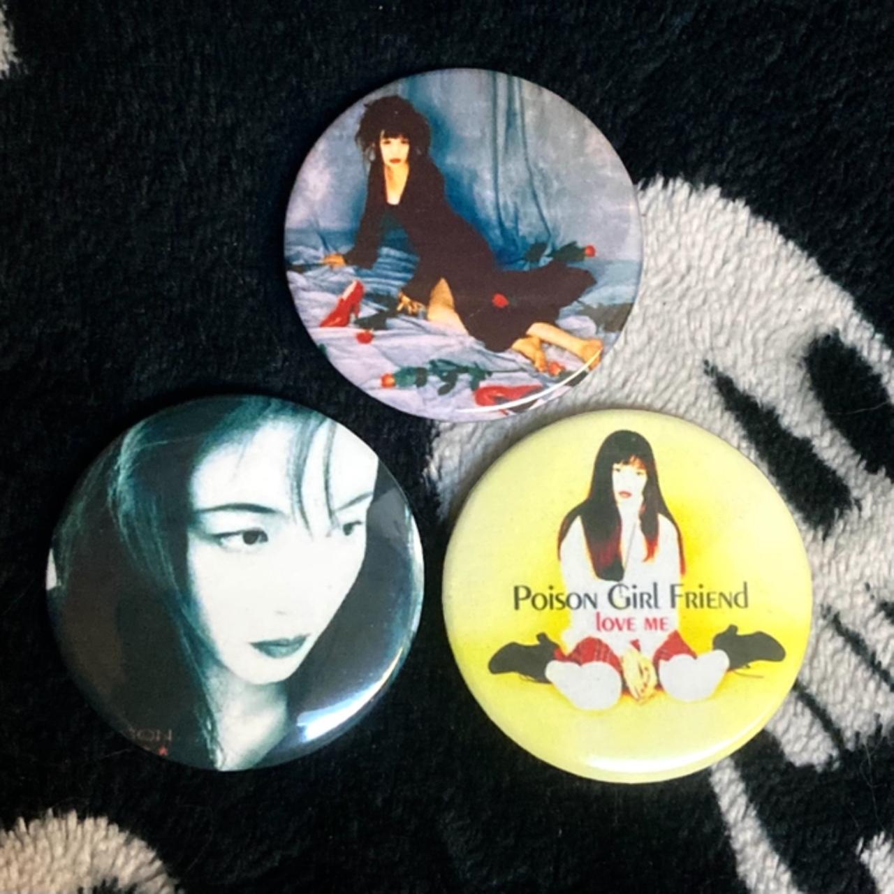 poison girlfriend pins! the price stated comes with... - Depop