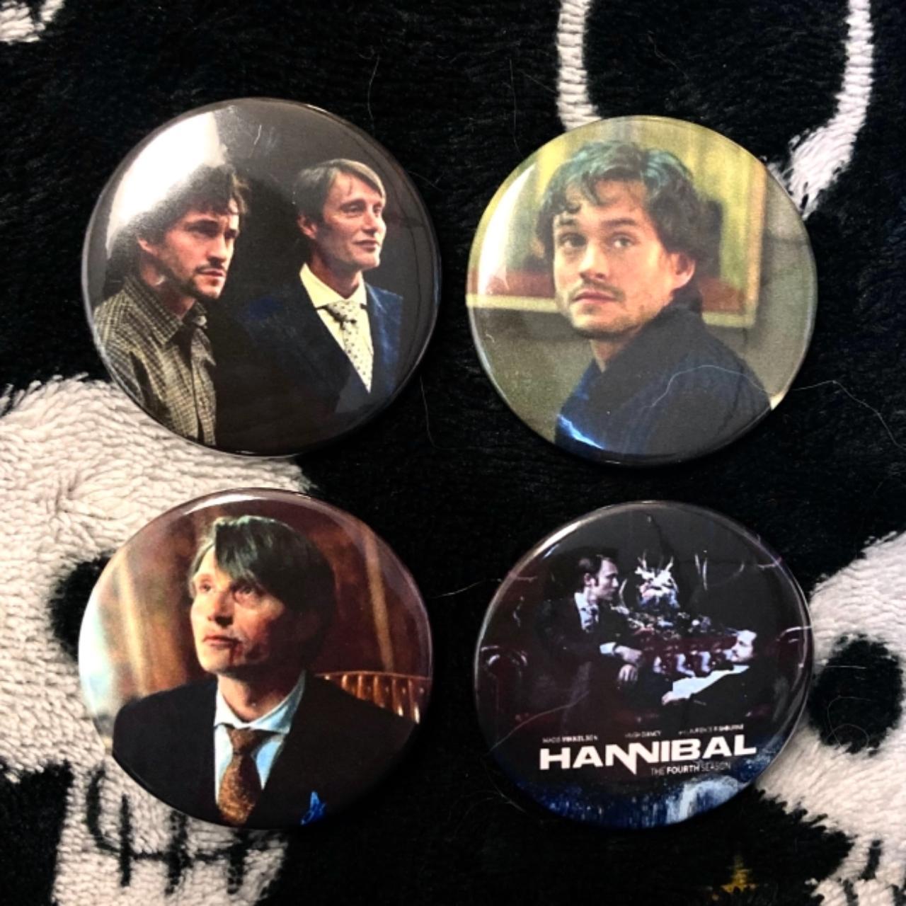 hannibal pins! the price stated comes with all of... | Depop