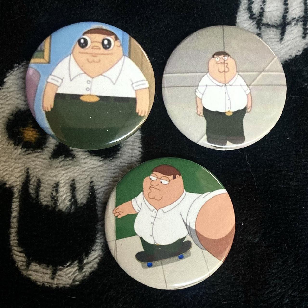 peter griffin family guy pin set the price stated... | Depop