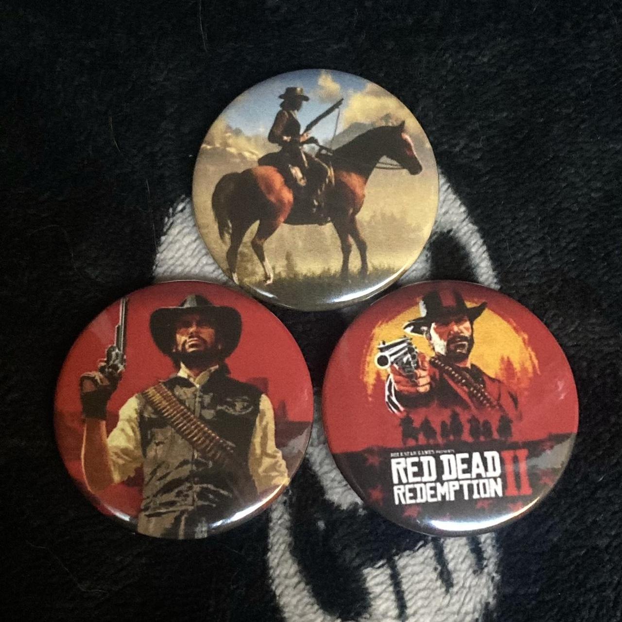 red dead redemption pin set the price stated comes... - Depop