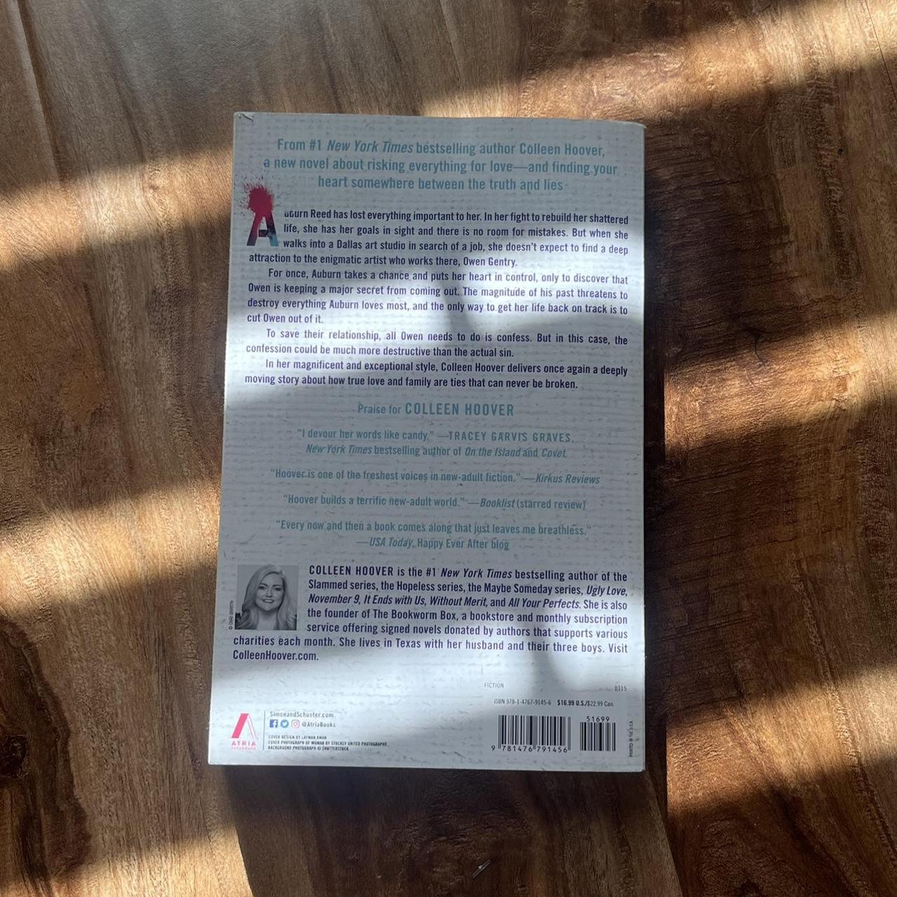 Confess by Colleen Hoover; good condition except the... - Depop