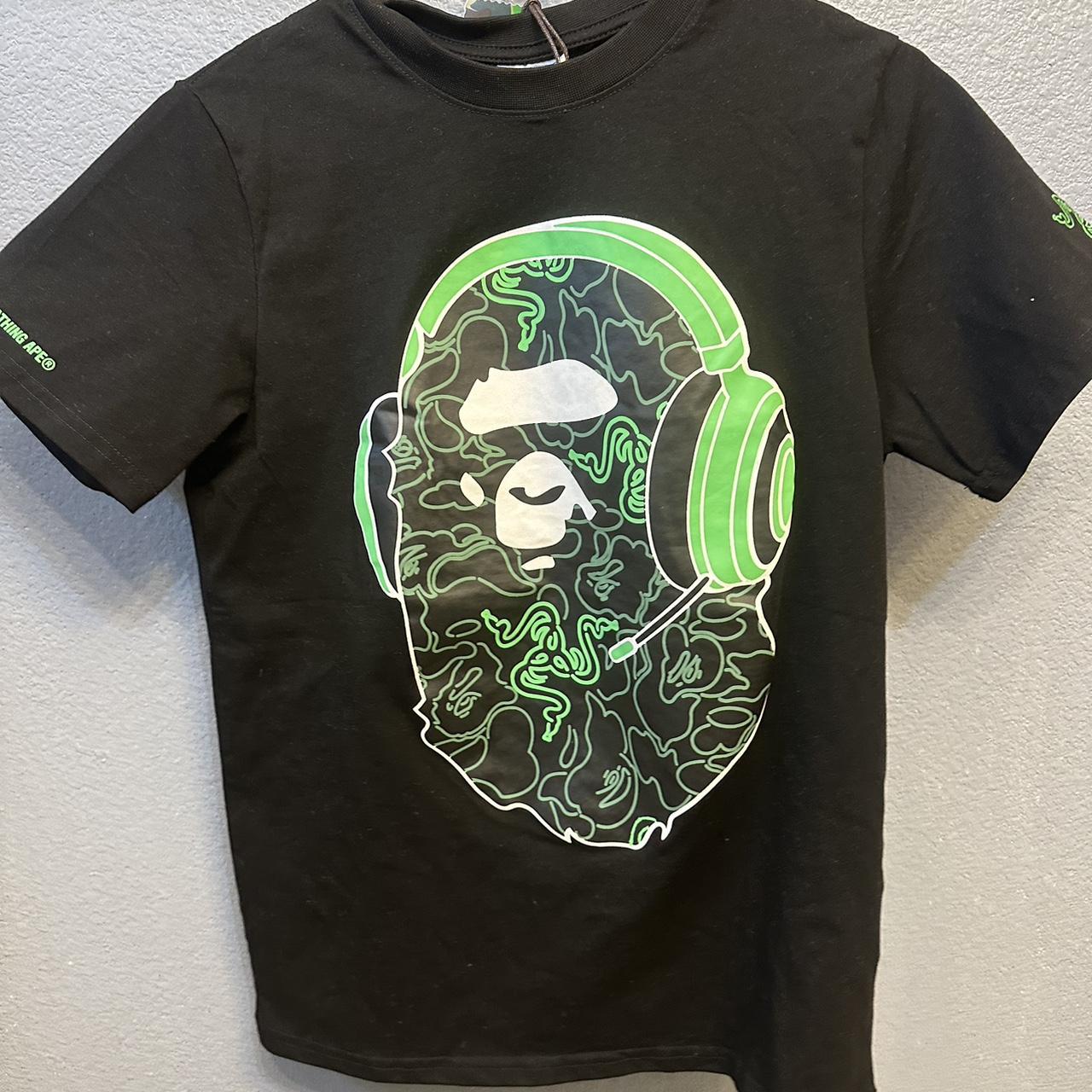 BAPE SHIRT RAZER X BAPE COLLAB On album cover of “Im... - Depop