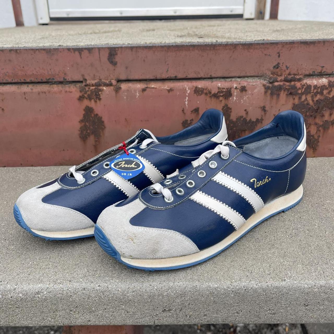 70s/80s Torch Brand Shanghai China Leather Sporting... - Depop