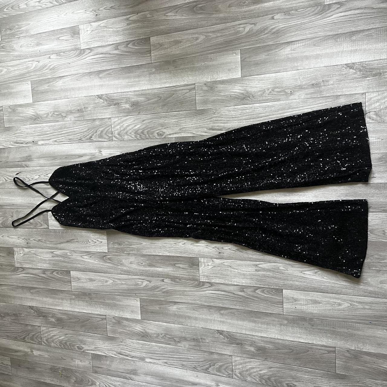 Gianni Bini black sequin jumpsuit, original price:... - Depop