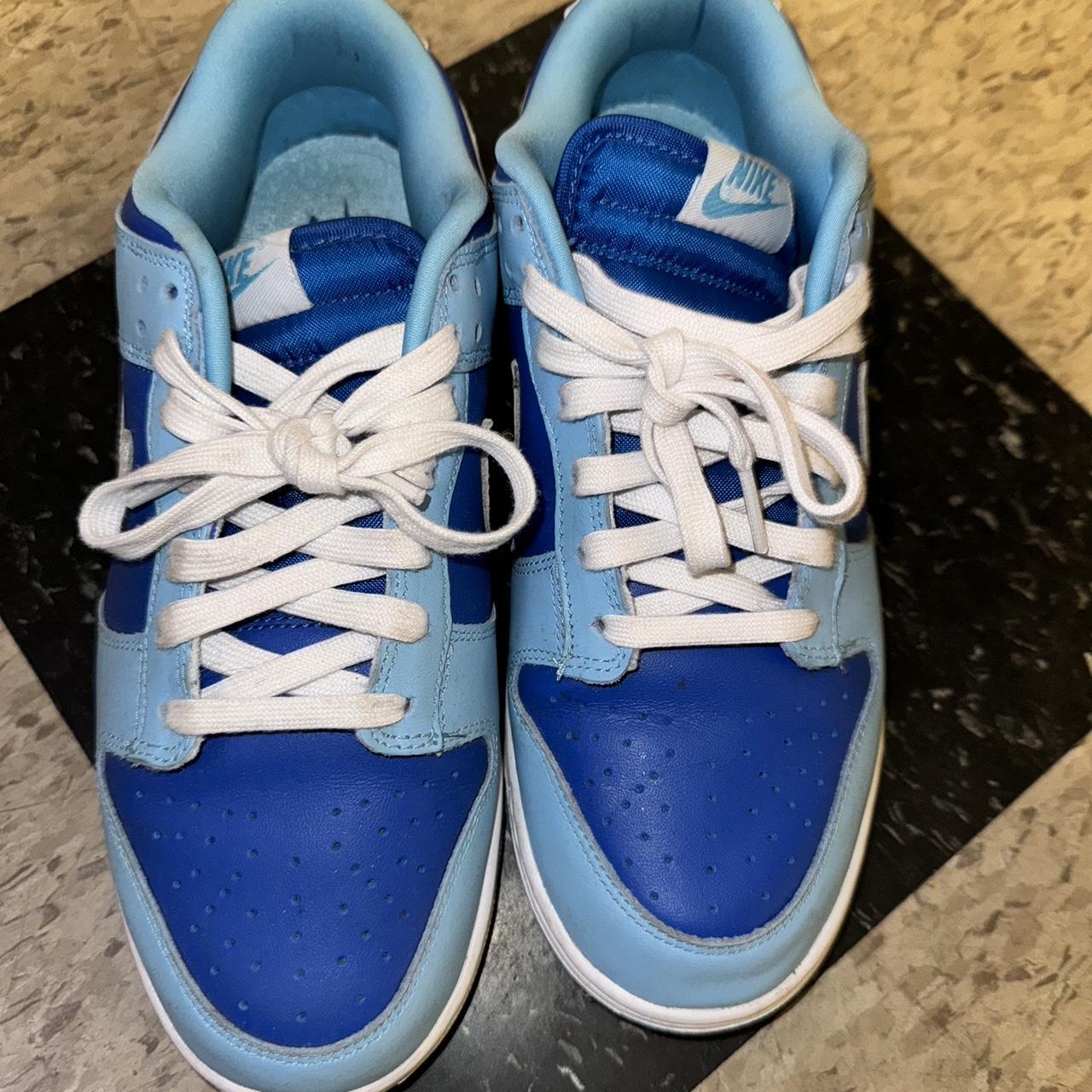 Nike Dunk Low Retro QS Argon Blue Men’s 8 Women’s... - Depop