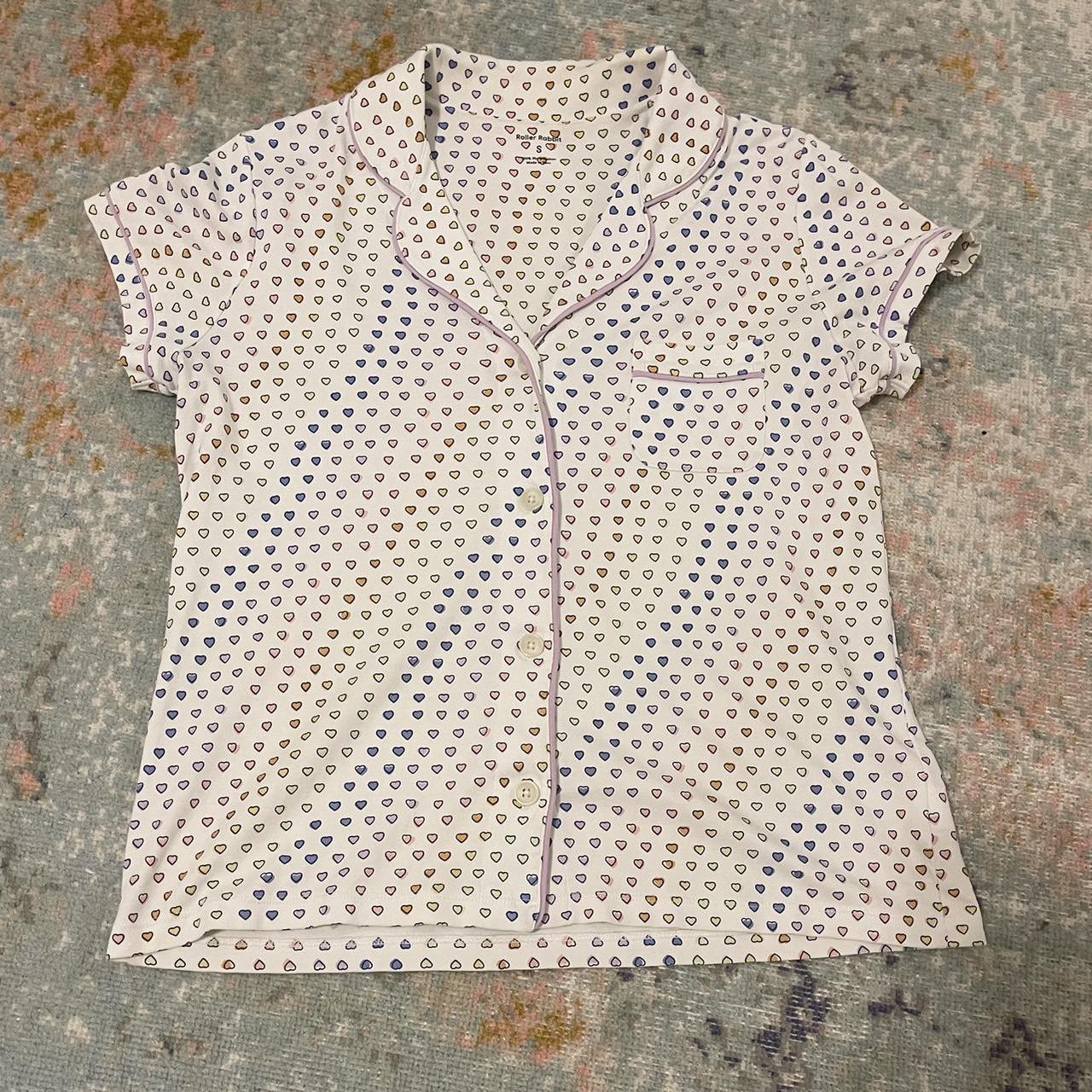 Roller Rabbit Disco Hearts Polo Pajamas • size s can... - Depop