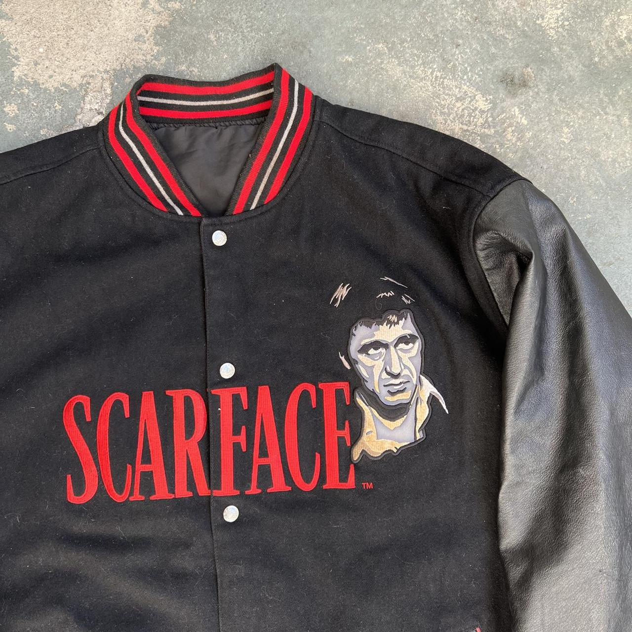 JH Design Men's Black and Red Jacket | Depop