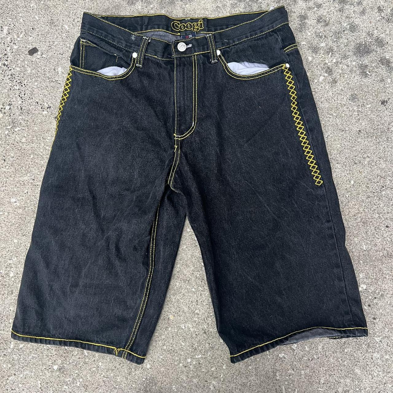 Embroidered cyber Y2K bumble bee coogi jnco styled... - Depop