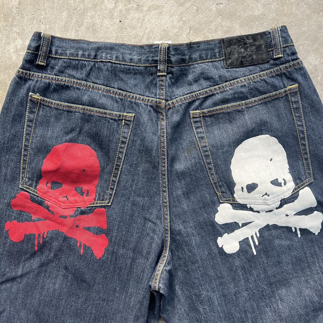 Crazy vintage Y2K grudge emo jorts southpole Jnco... - Depop