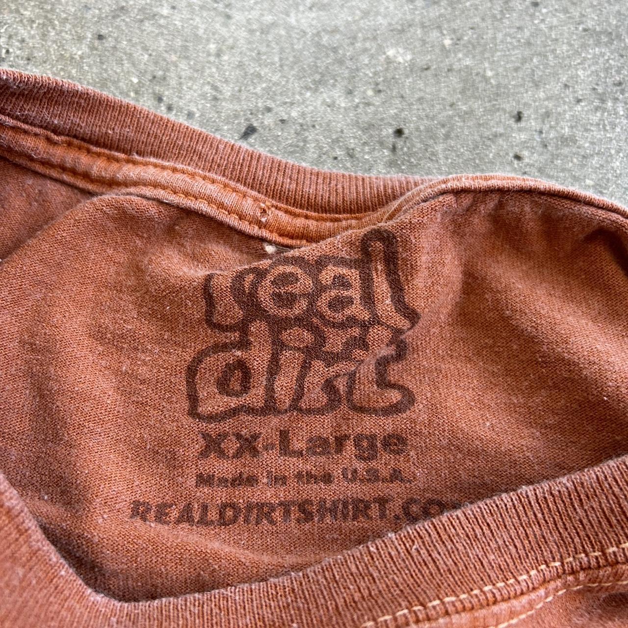 Real dirt vintage shirt Heavy weight cotton,... - Depop