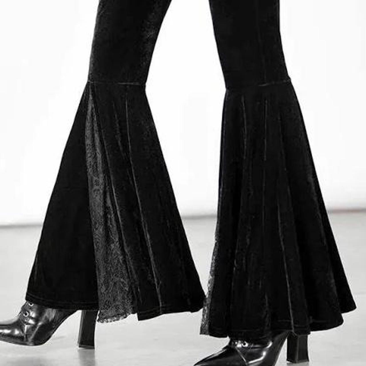 BLACK GOTH KILLSTAR FLARE PANTS These are back... - Depop