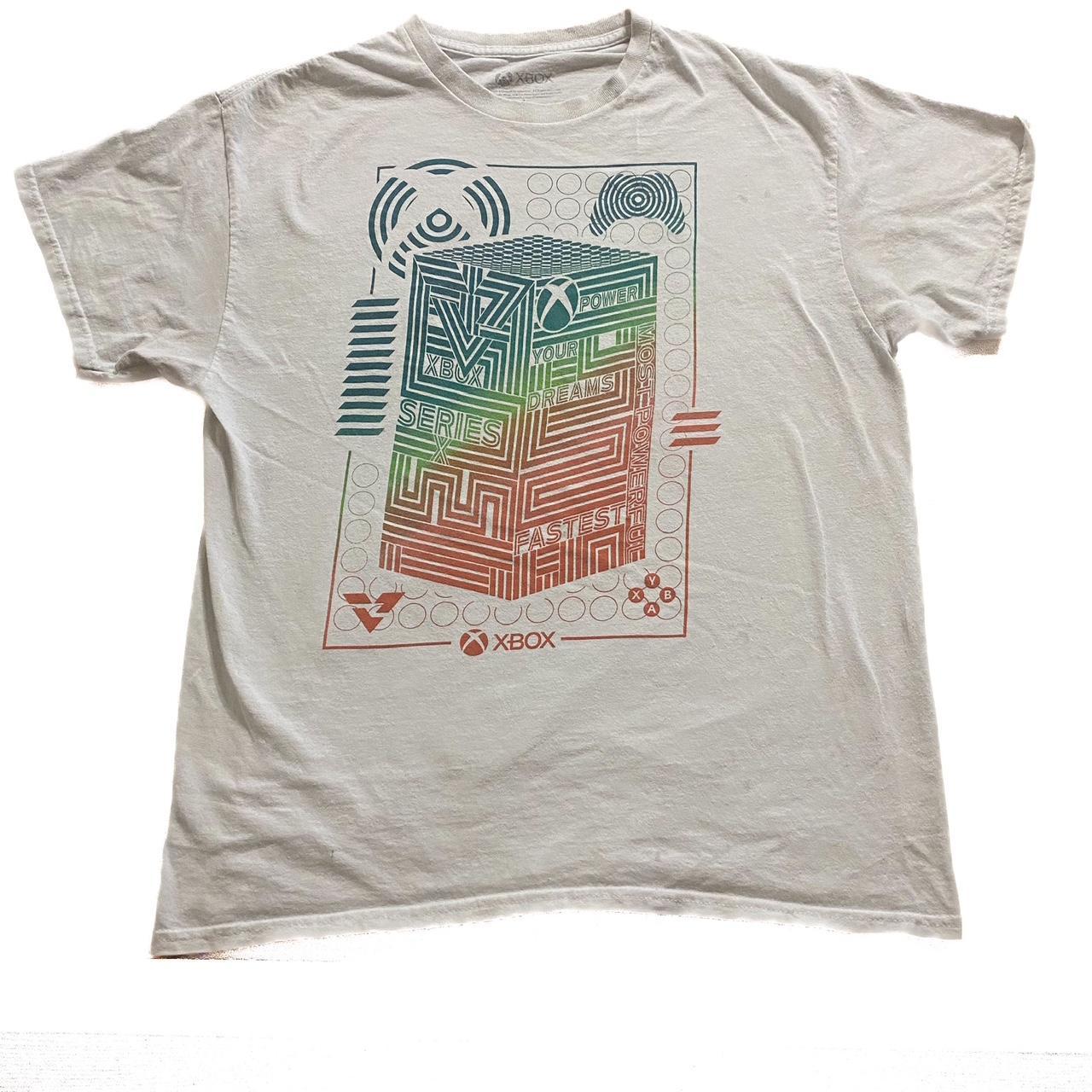 Vintage XBOX T Shirt Mens Large White Graphic Tee... - Depop