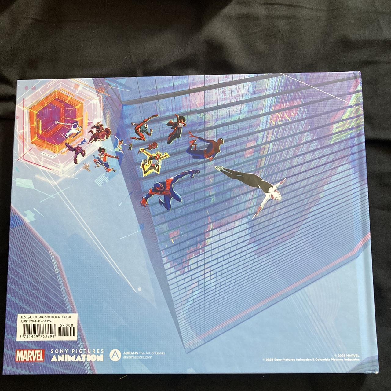 across the spiderverse art book never been opened,... - Depop
