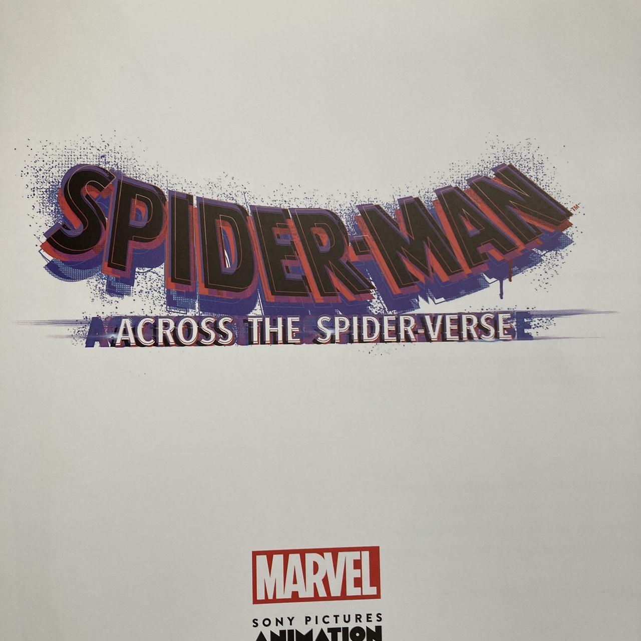 across the spiderverse art book never been opened,... - Depop