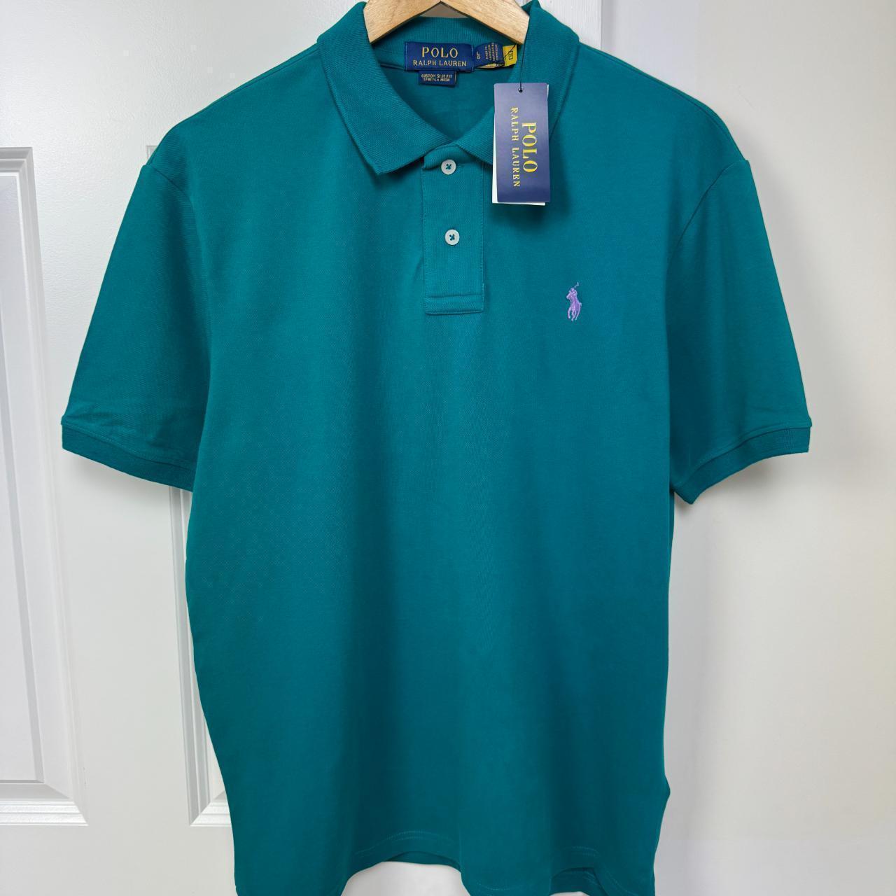 Ralph Lauren Turquoise Polo Shirt RRP £79 Size... | Depop