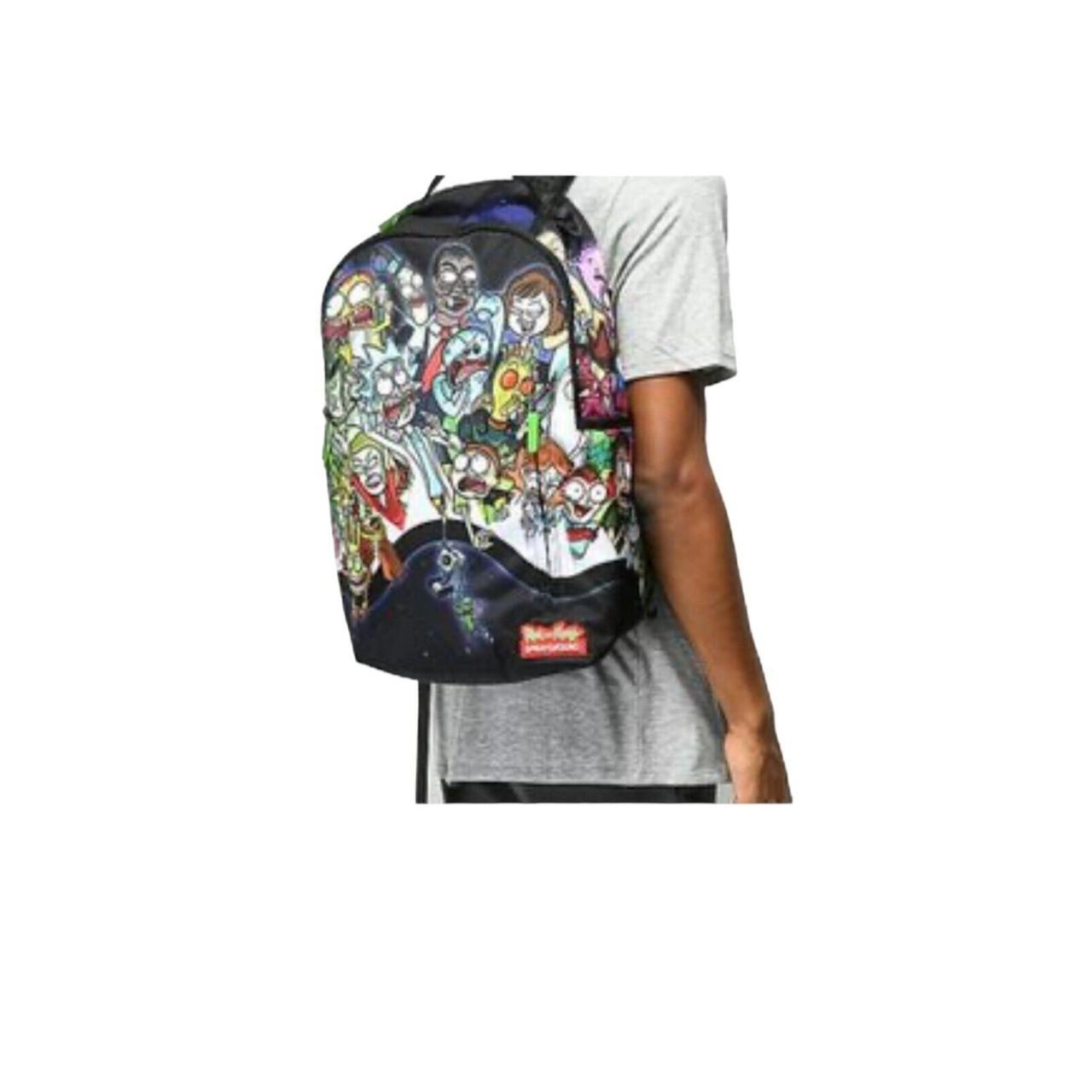 Rare SPRAYGROUND Rick And Morty Backpack LIMITED... - Depop