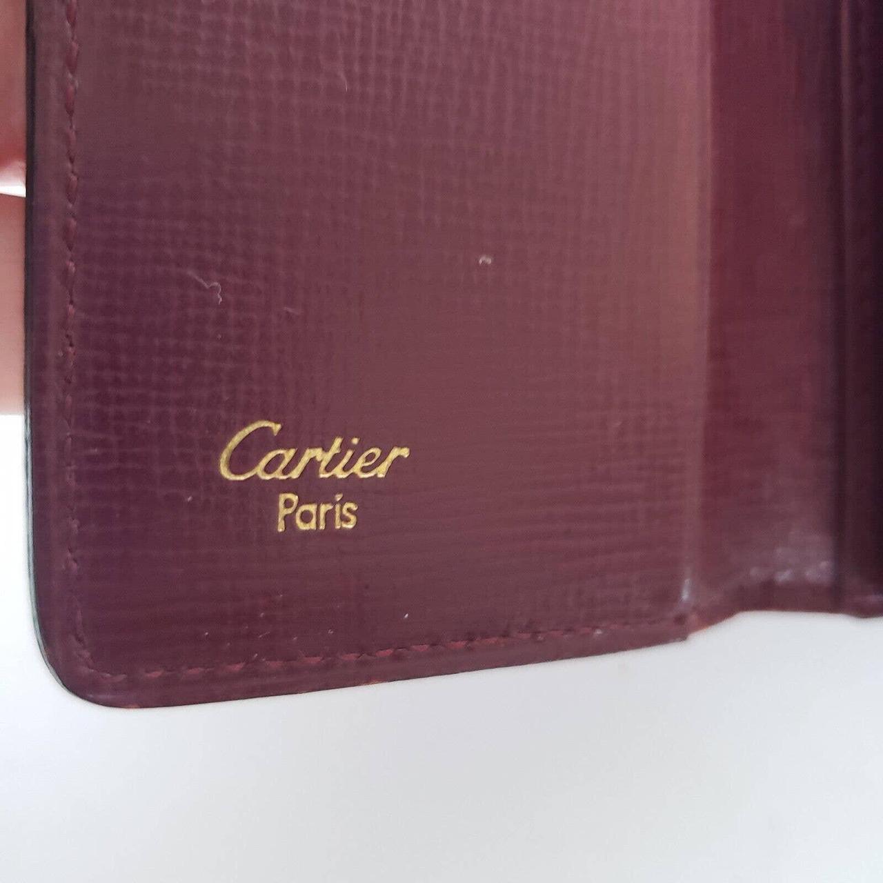 Cartier Key Wallet 4 Hooks Small Dark Red Burgundy... - Depop