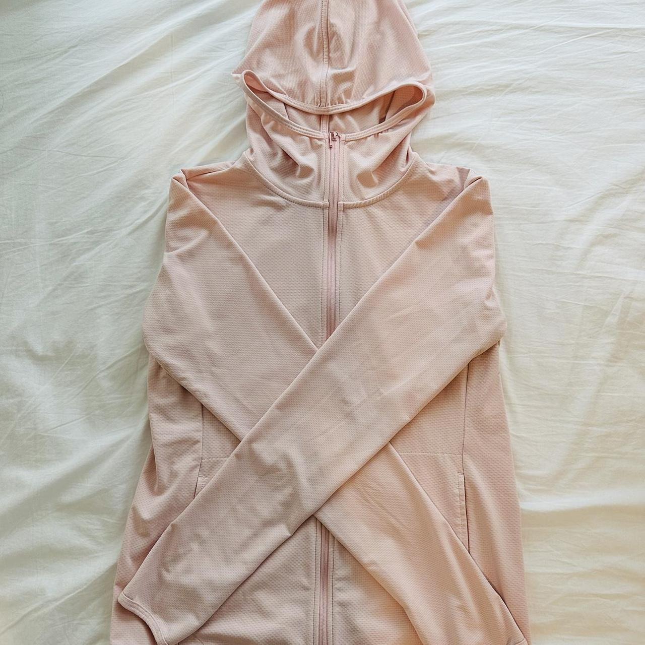 Uniqlo Airism Mesh Pink Jacket Condition: Very new... - Depop