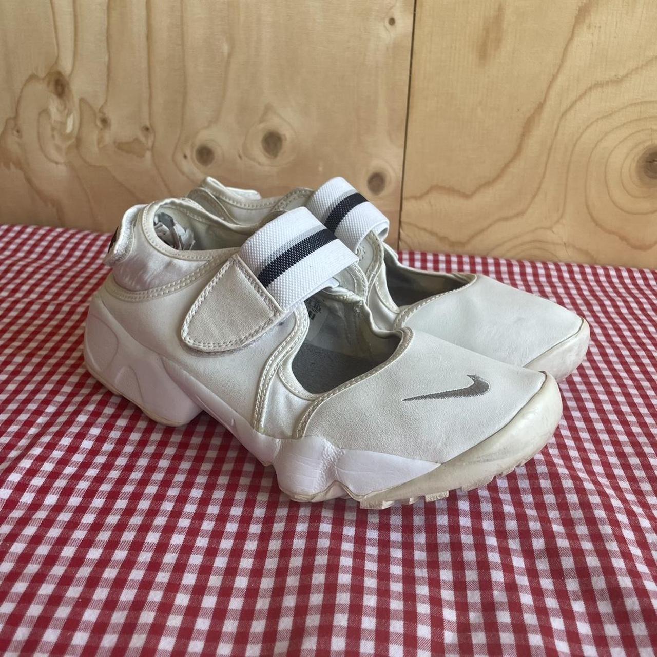 Y2K vintage Nike Rift trainers • leather • nylon •... - Depop
