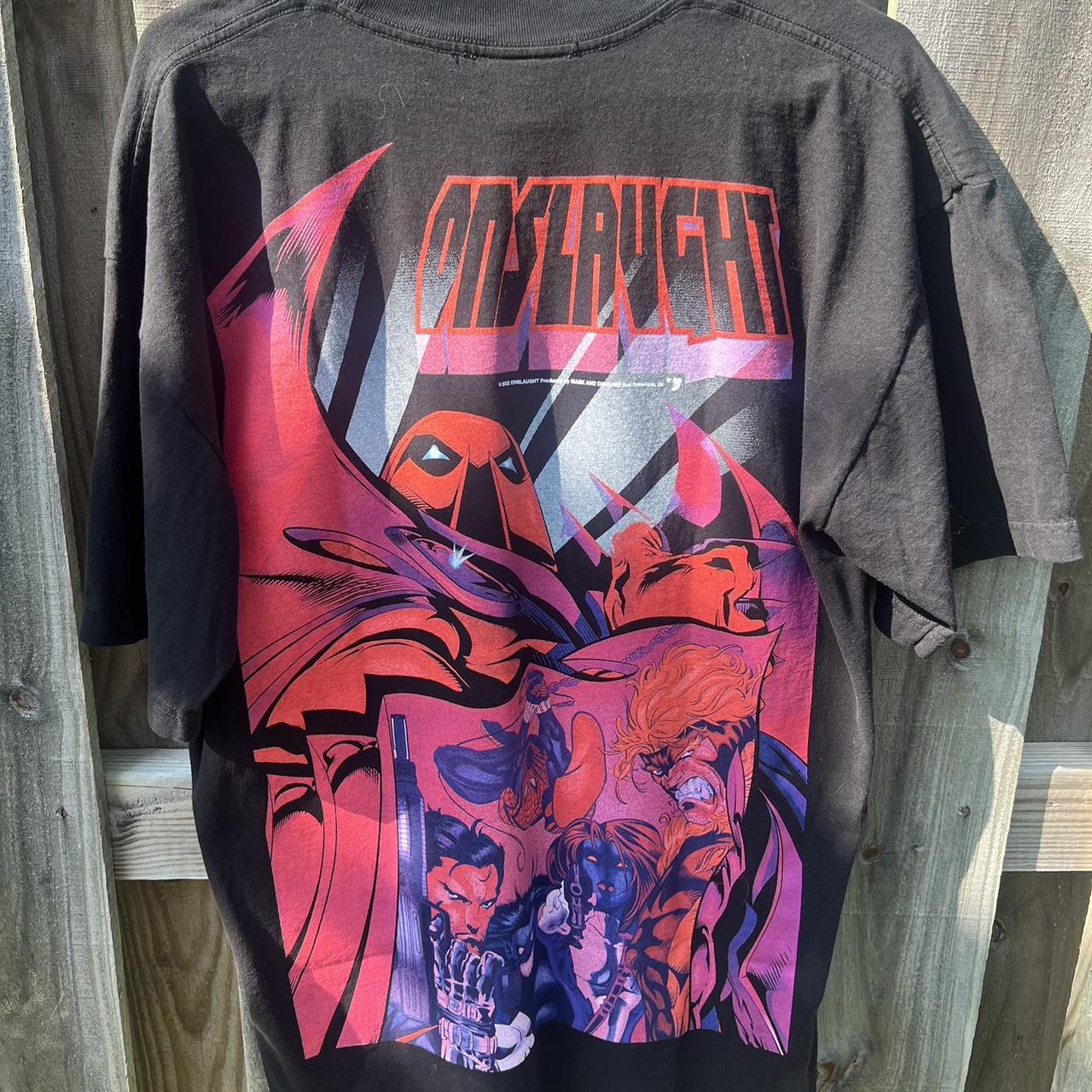 mask and disguise onslaught aop marvel shirt... - Depop