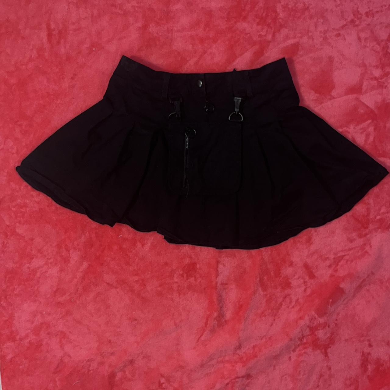 🖤 BLACK COMBAT SKIRT 🖤 BELT LOOP ON BACK NEEDS... - Depop
