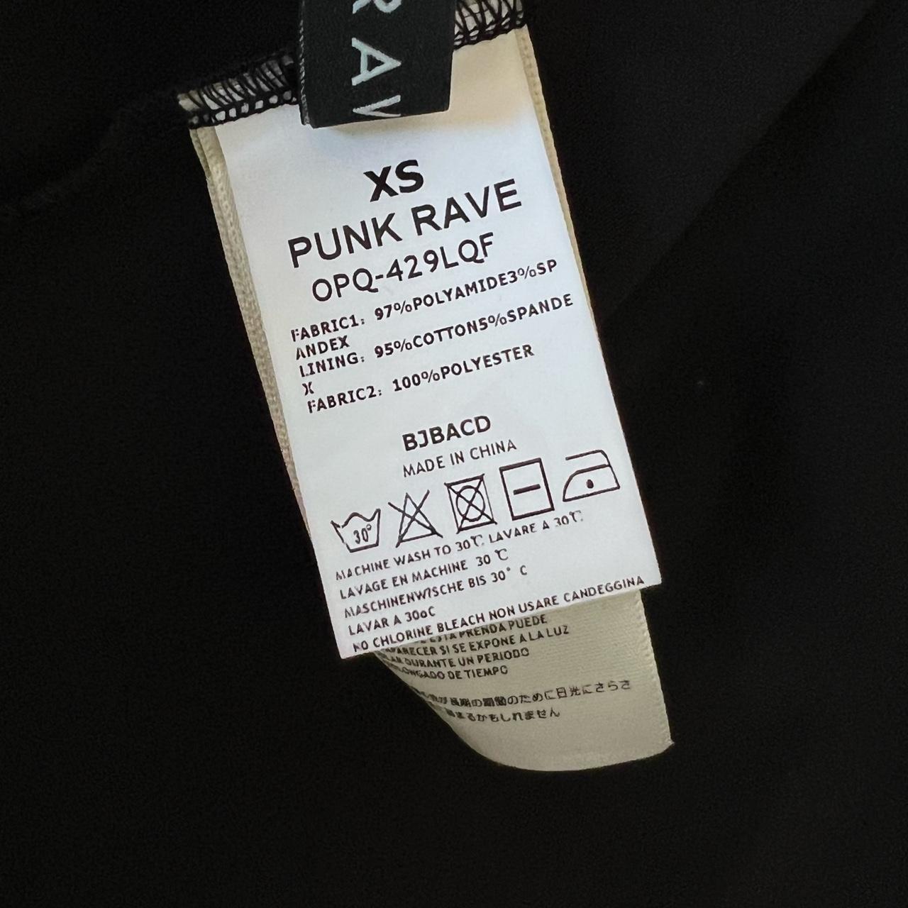 punk rave black gothic dress 🖤 cut of the dress... - Depop