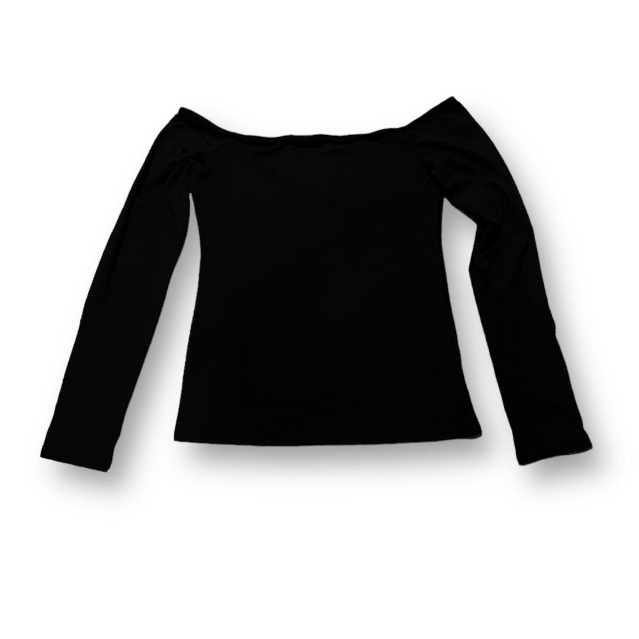 temu off-shoulder long sleeve size: S i think i... - Depop