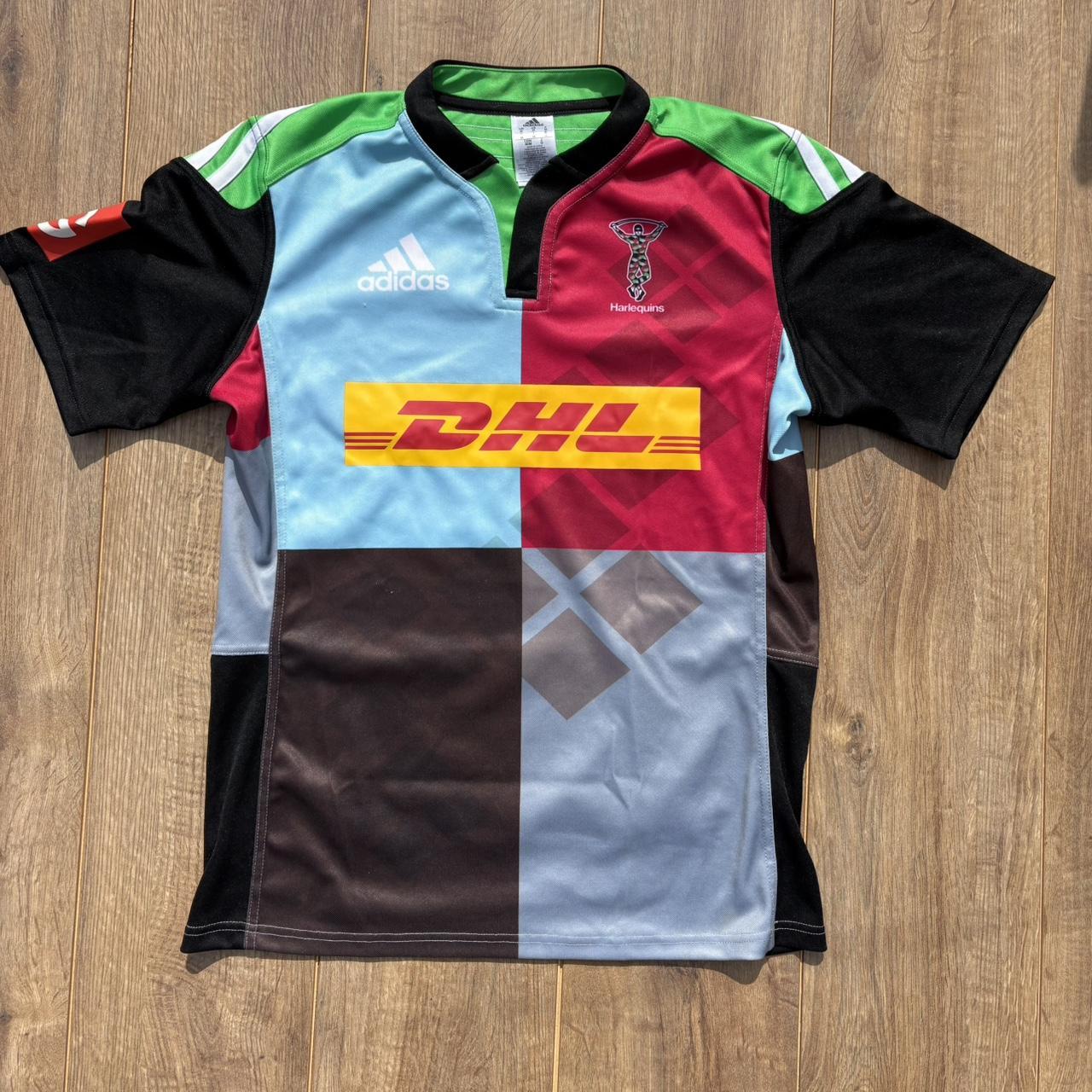 Vintage Adidas Harlequins Rugby League 2014/2015... | Depop
