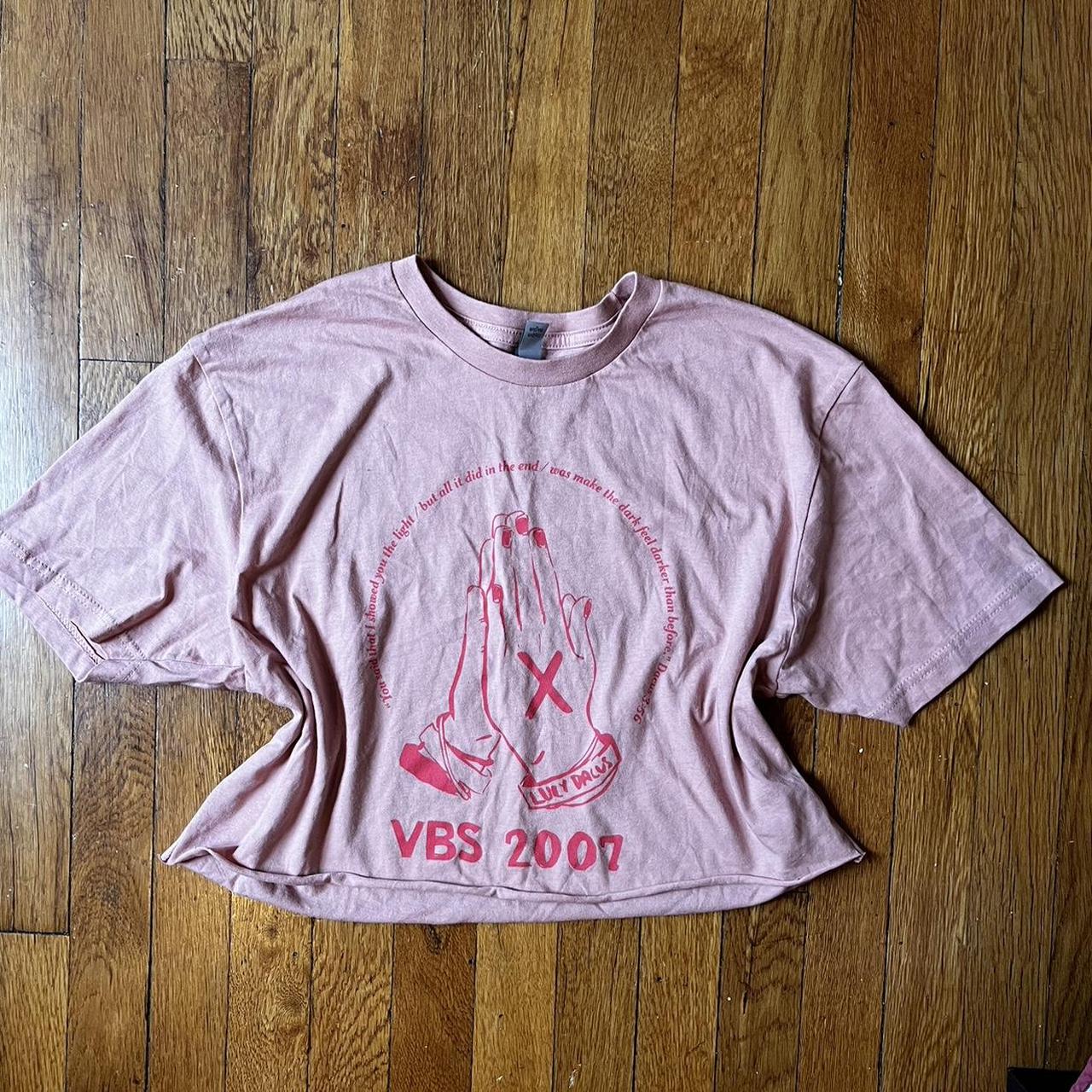 Lucy Dacus VBS Merch Got on couch tour Cropped it... | Depop