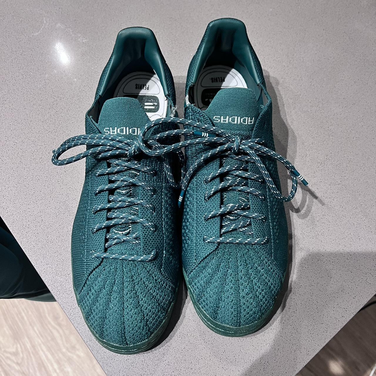 Adidas Men's Green Trainers | Depop