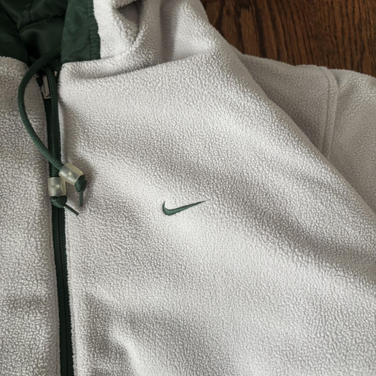 Vintage Nike Reversible Jacket Rare 90s Green Size:... | Depop