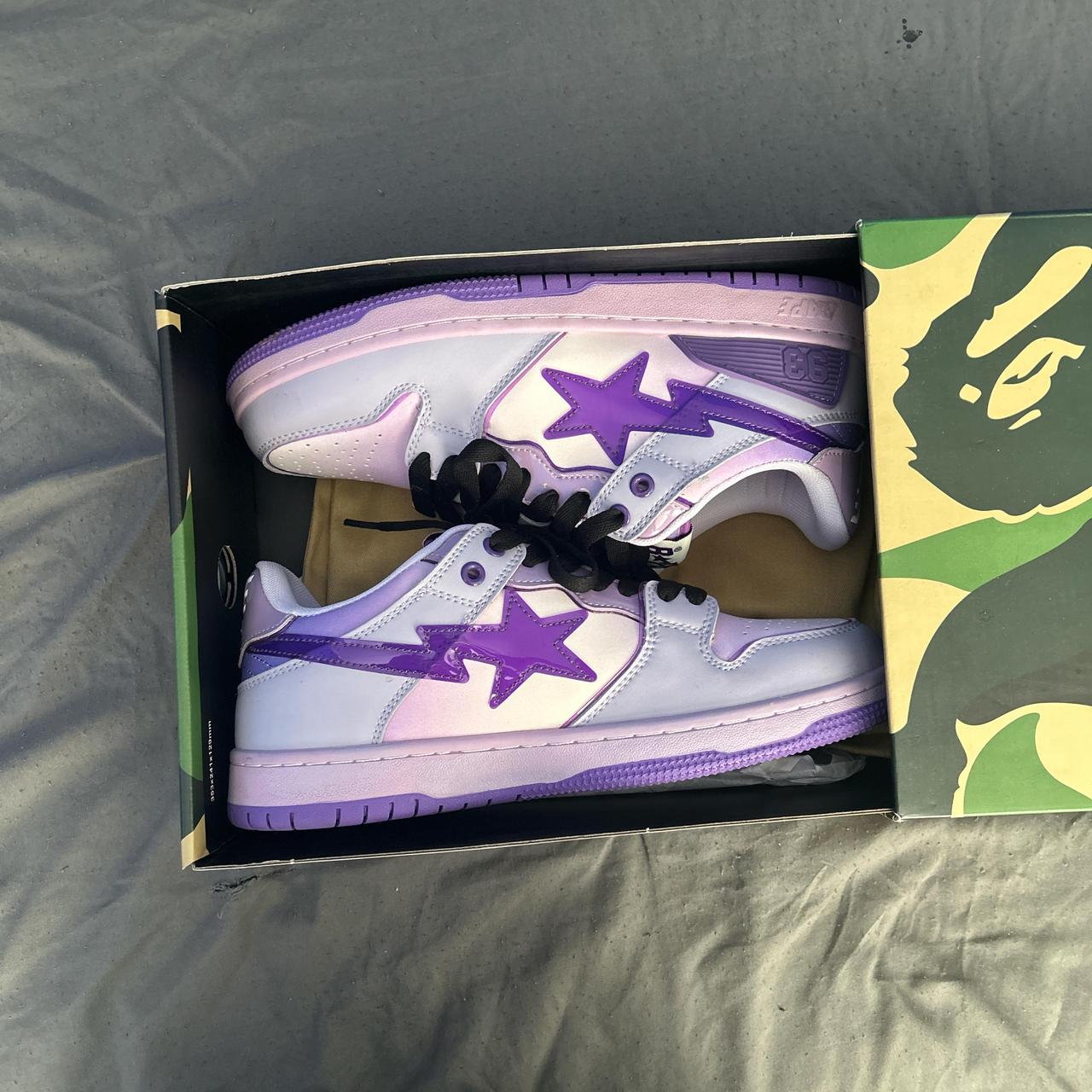 Bape sk8 purple - Depop