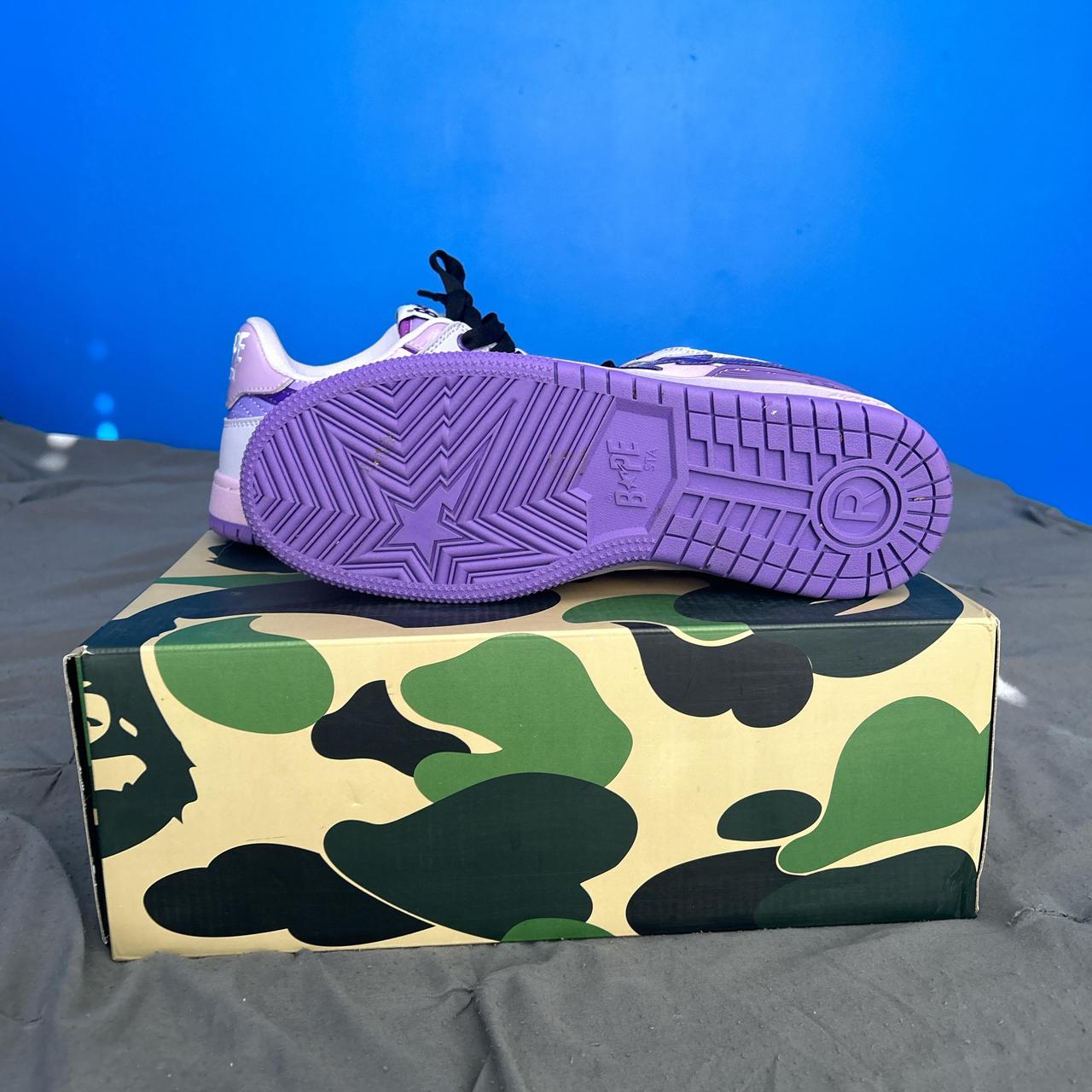 Bape sk8 purple - Depop