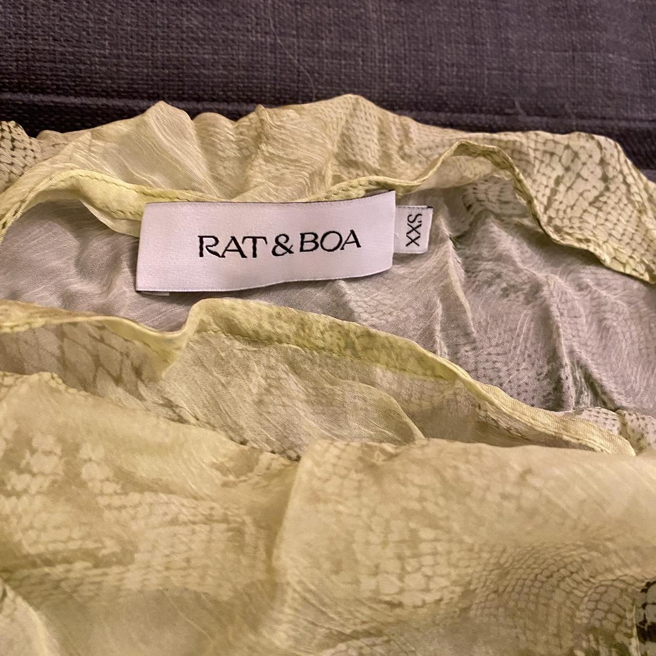 Rat & Boa COBRA SKIRT LIME XXS Only wear once... - Depop