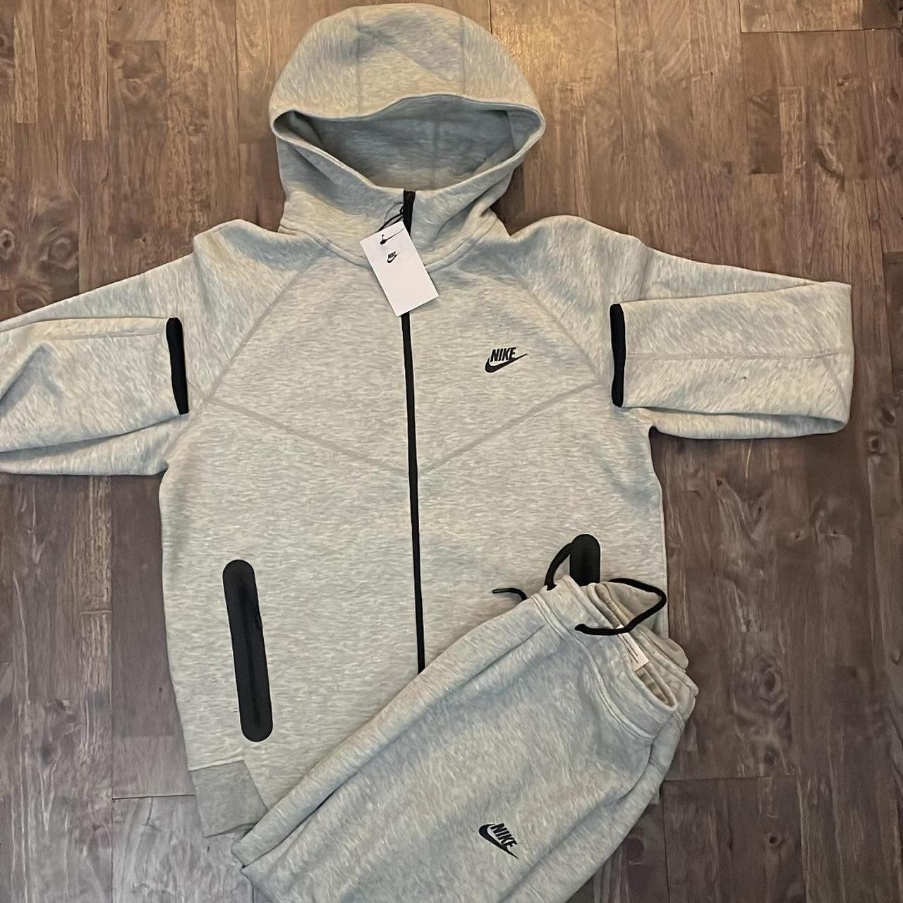 Grey new season Nike tech All sizes available... - Depop