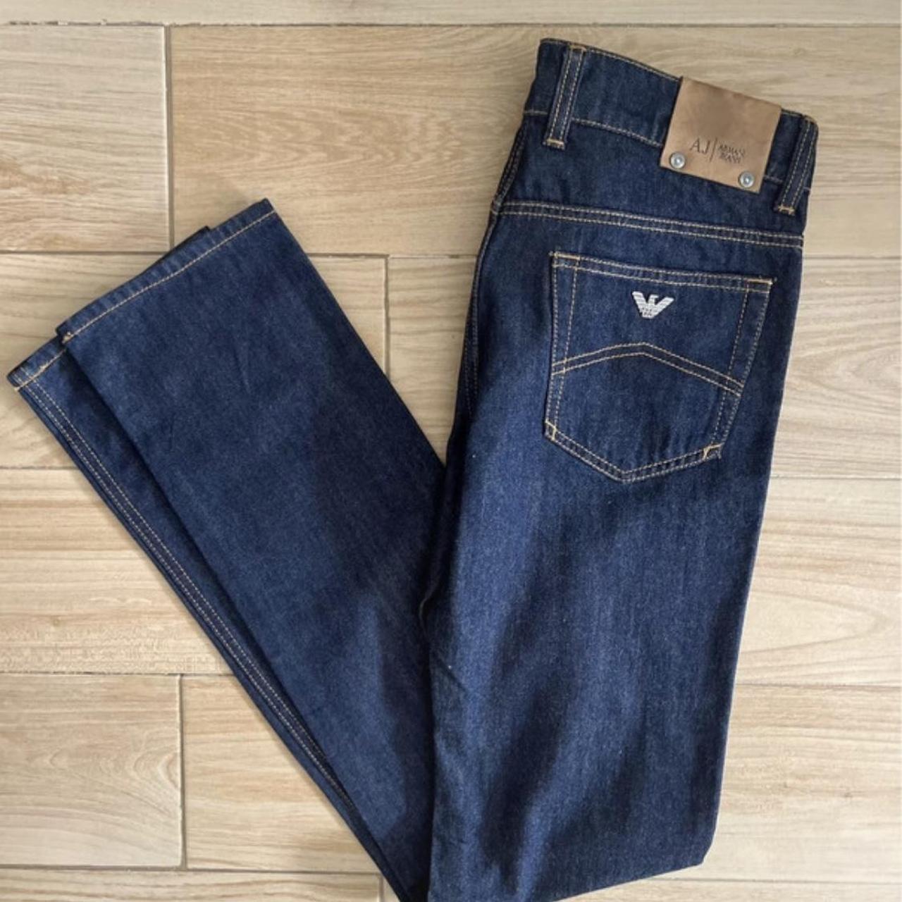 Armani junior blue jean Perfect condition Good... - Depop