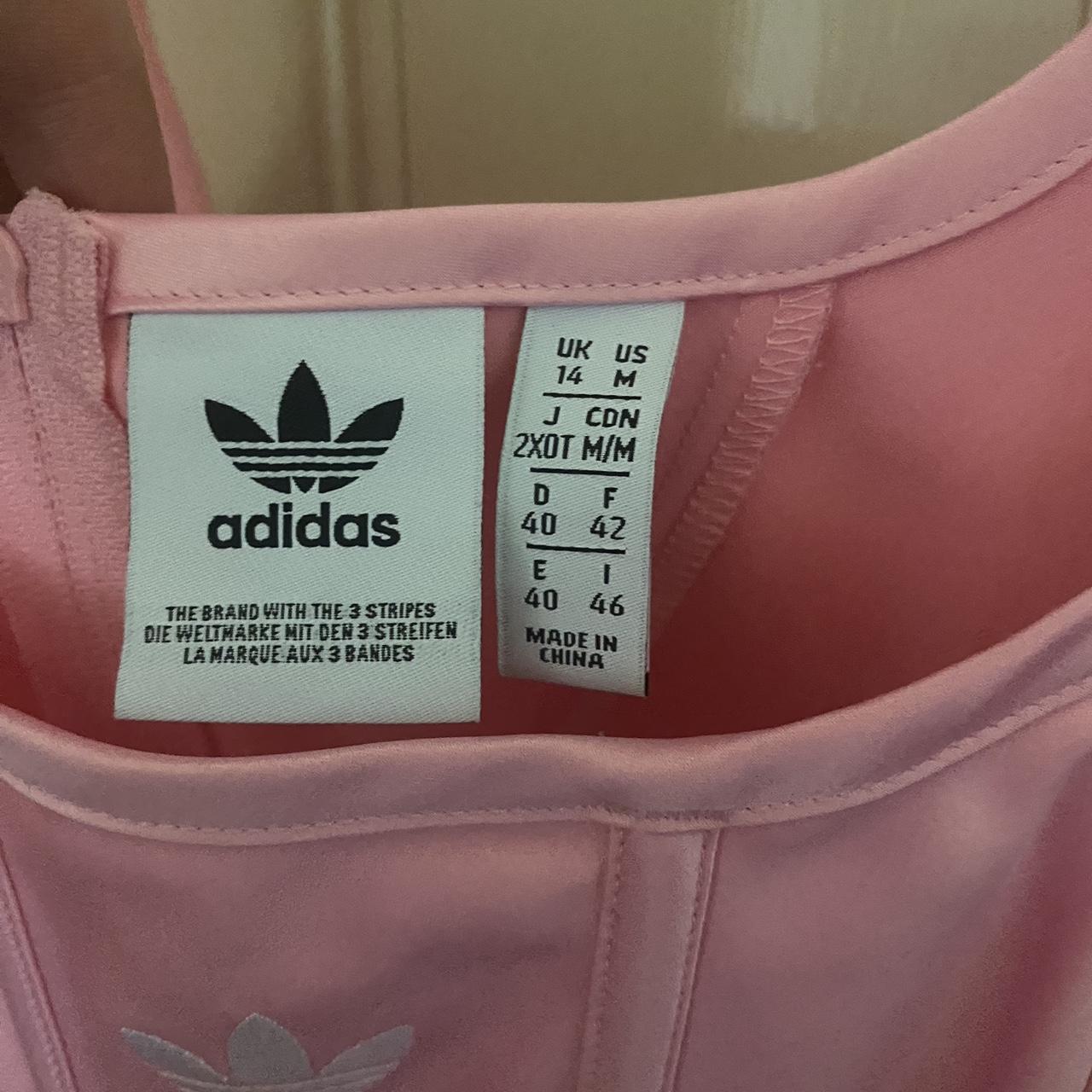 repurposed adidas satin corset size 14 💕repop💕... - Depop