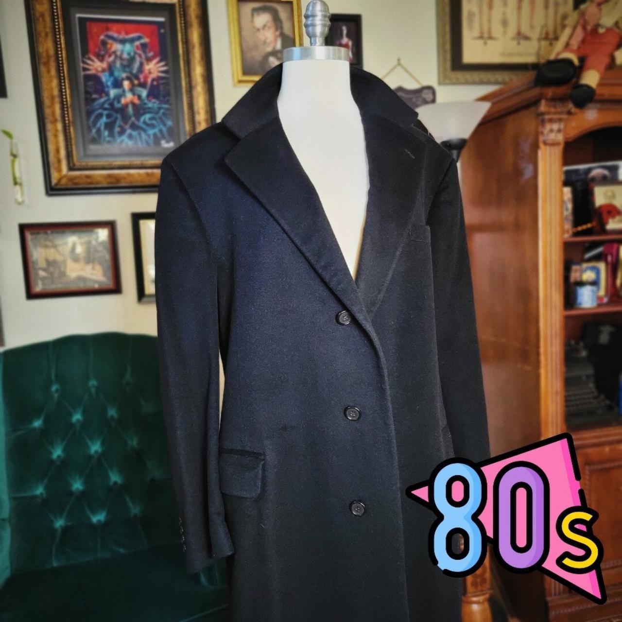 Preloved Men's Cashmere Jacket - Black - XL – VINTAGE… - Gem