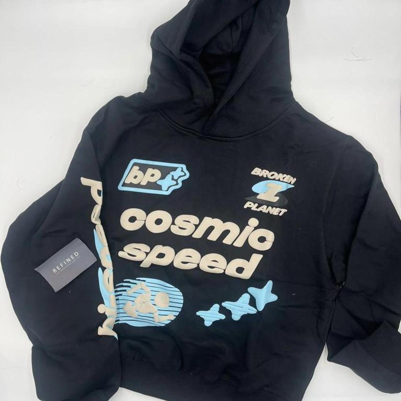 Men's Broken Planet 'Cosmic Speed’ Hoodie, in... - Depop