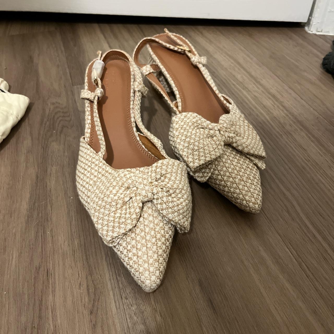 ASOS Women's White and Cream Sandals | Depop