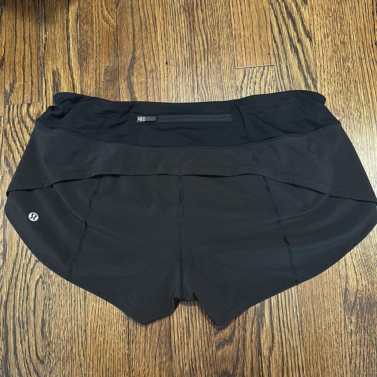 Lululemon Speed Up Black Shorts Size 8 and never... - Depop