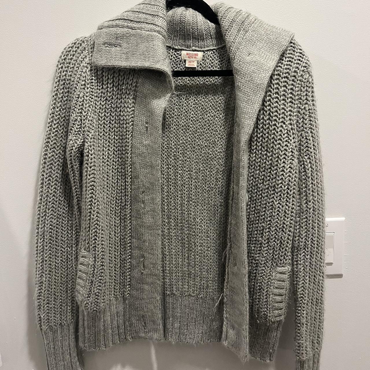 Mossimo Women's Green and Khaki Cardigan | Depop