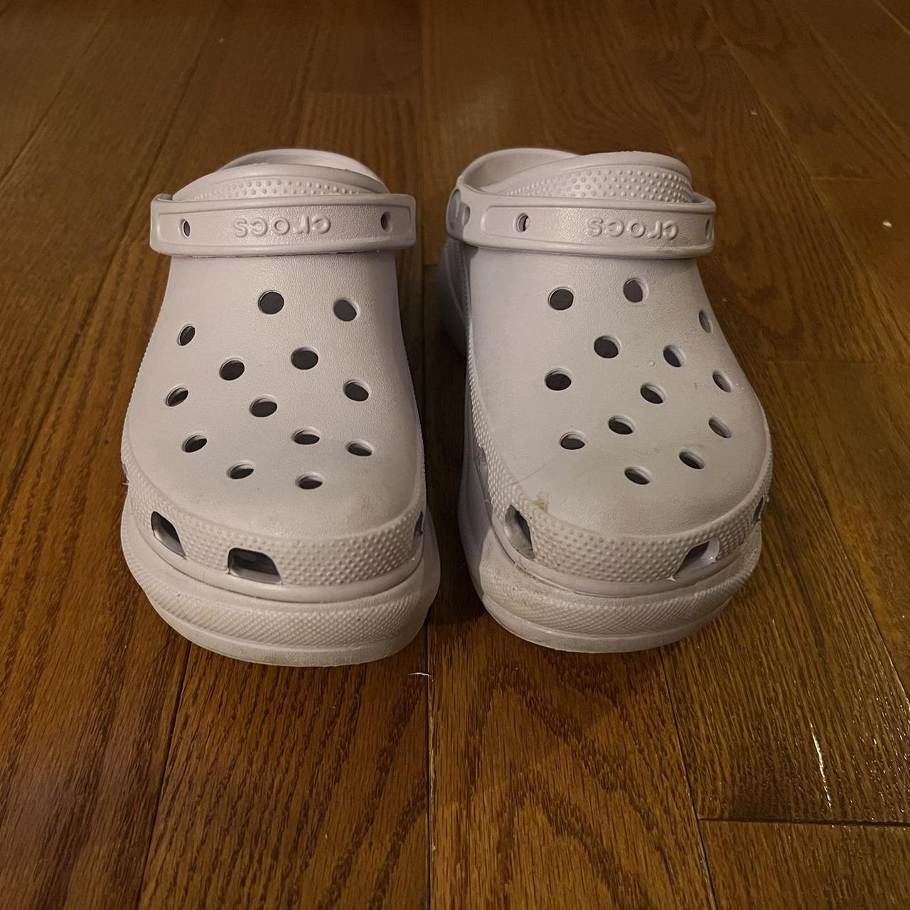 Purple platform Crocs - Depop
