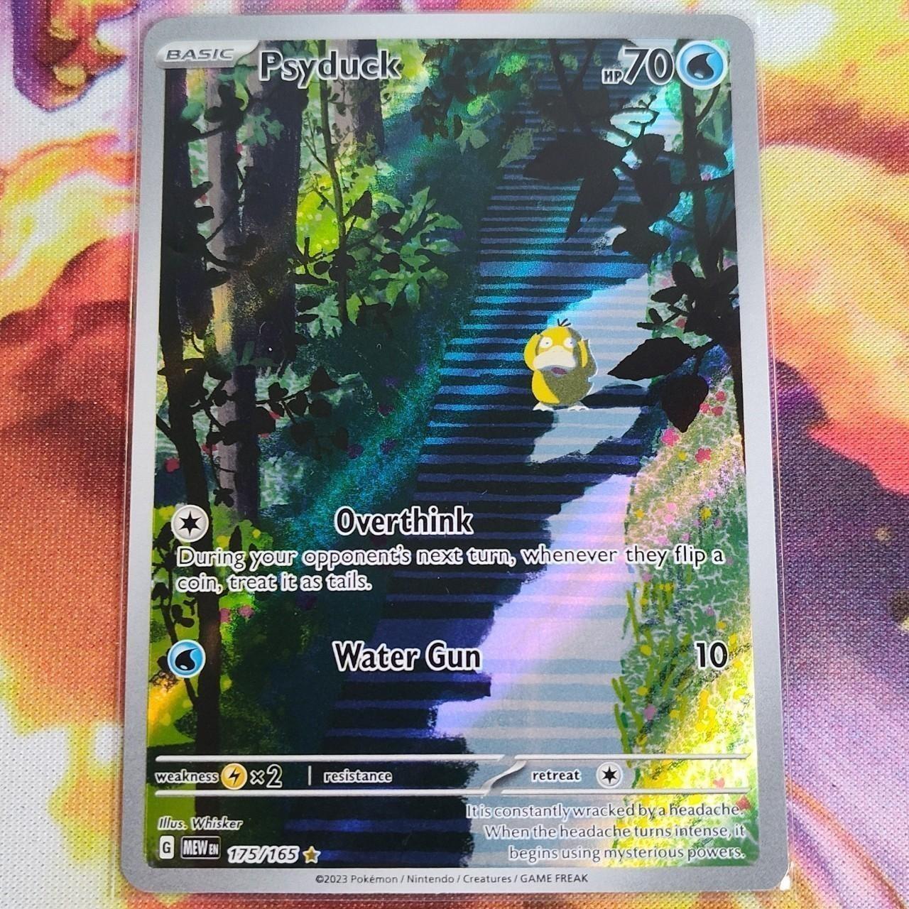 Pokemon Psyduck 175/165 Illustration Rare Scarlet &... - Depop