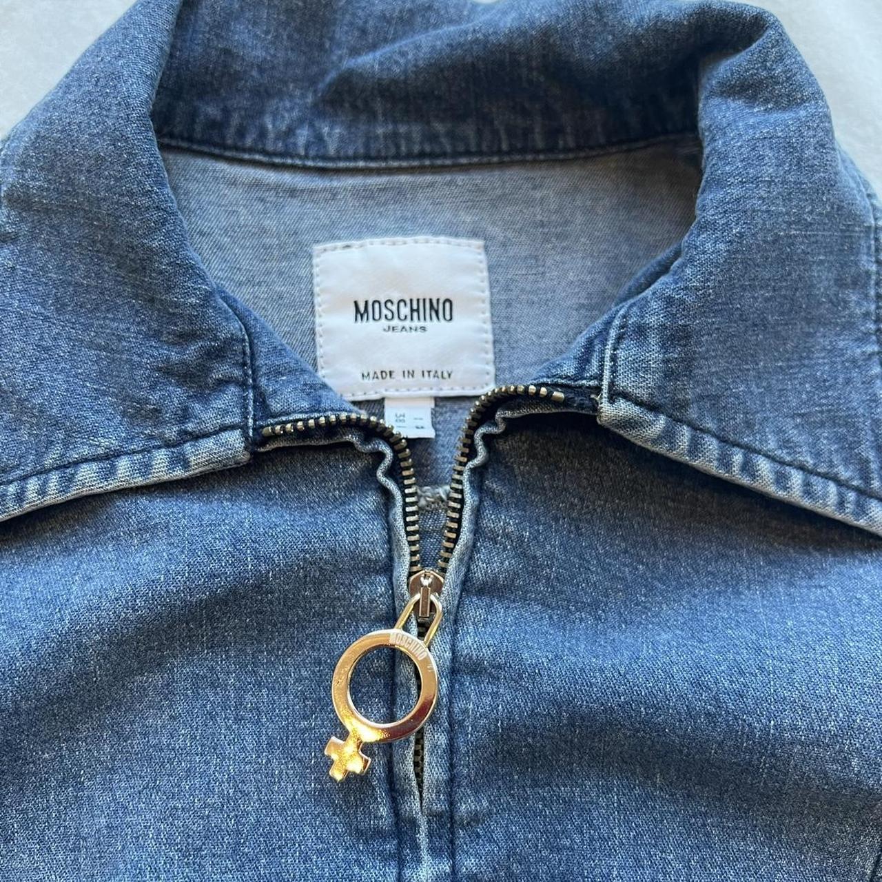 Vintage Moschino Denim Jacket Excellent condition,... - Depop